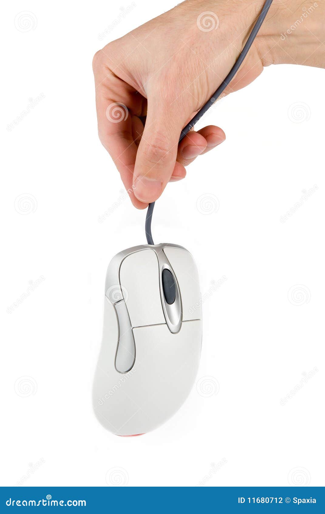 Hand Holding Computer Mouse Stock Photo - Image of human, office: 11680712