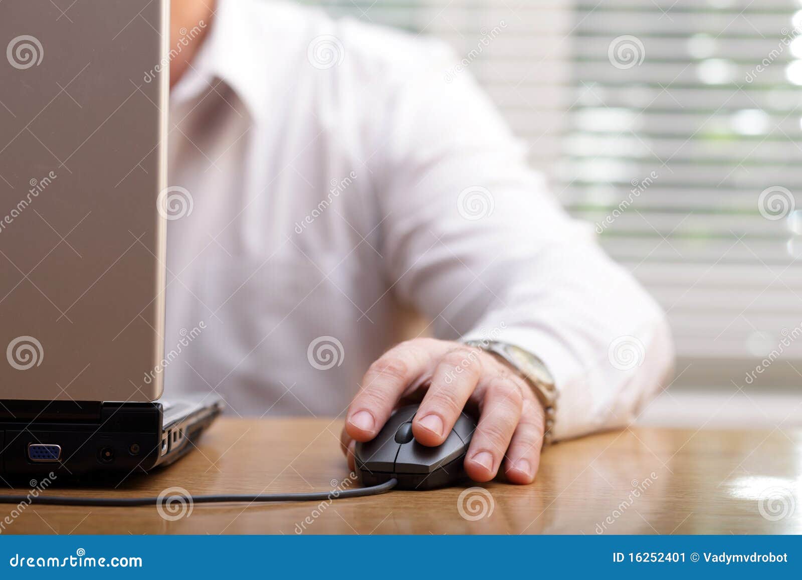 Hand Holding Computer Mouse Stock Image - Image of male, people: 16252401