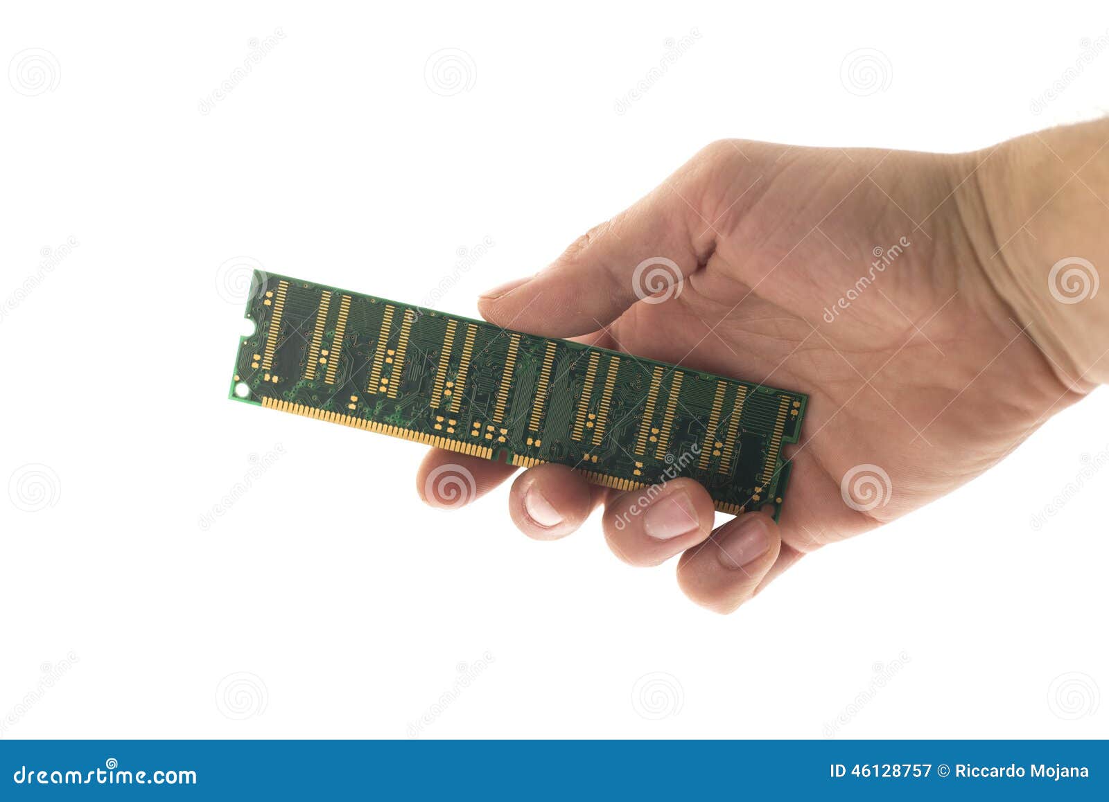 Hand Holding Computer RAM Component Stock Image - Image of electronics ...