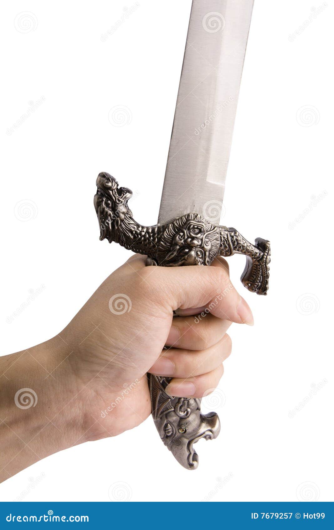 Hand Holding Dagger Royalty Free Stock Photography - Image: 7679257