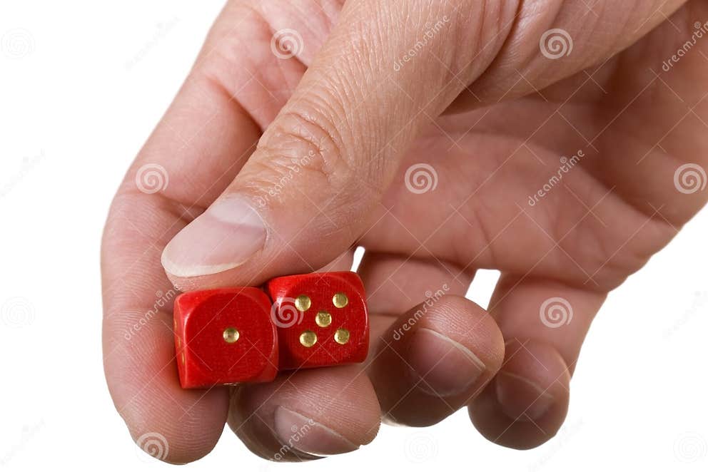 Hand holding dice stock image. Image of throwing, roll - 6051287