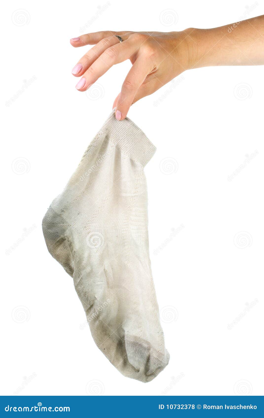 White Sock Isolated On White Background Stock Image | CartoonDealer.com ...