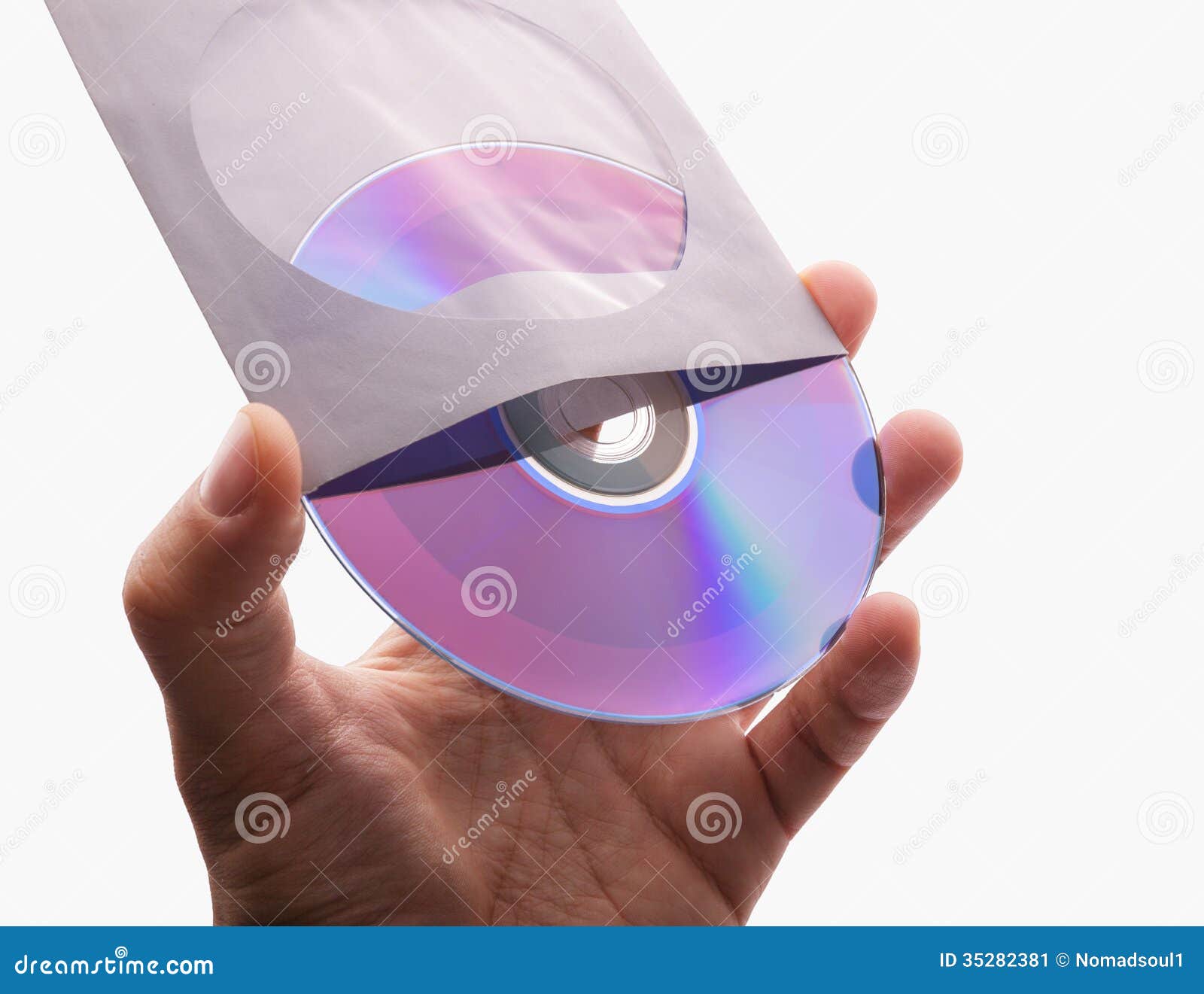 Hand holding disk stock image. Image of clipping, heap - 35282381