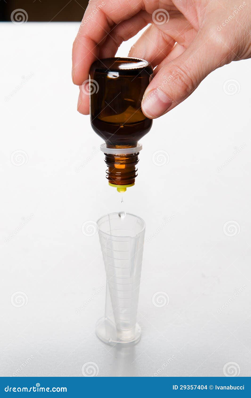 Hand Holding a Droplet of Medicine Stock Photo - Image of health, care ...
