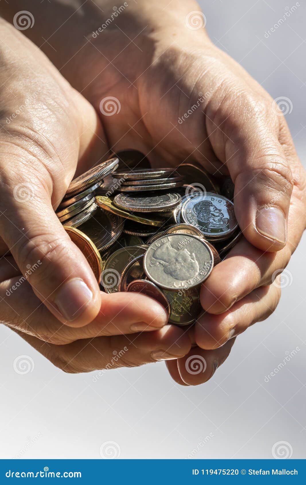A Hand Holding and Dropping Coins Editorial Image - Image of coin, drop ...