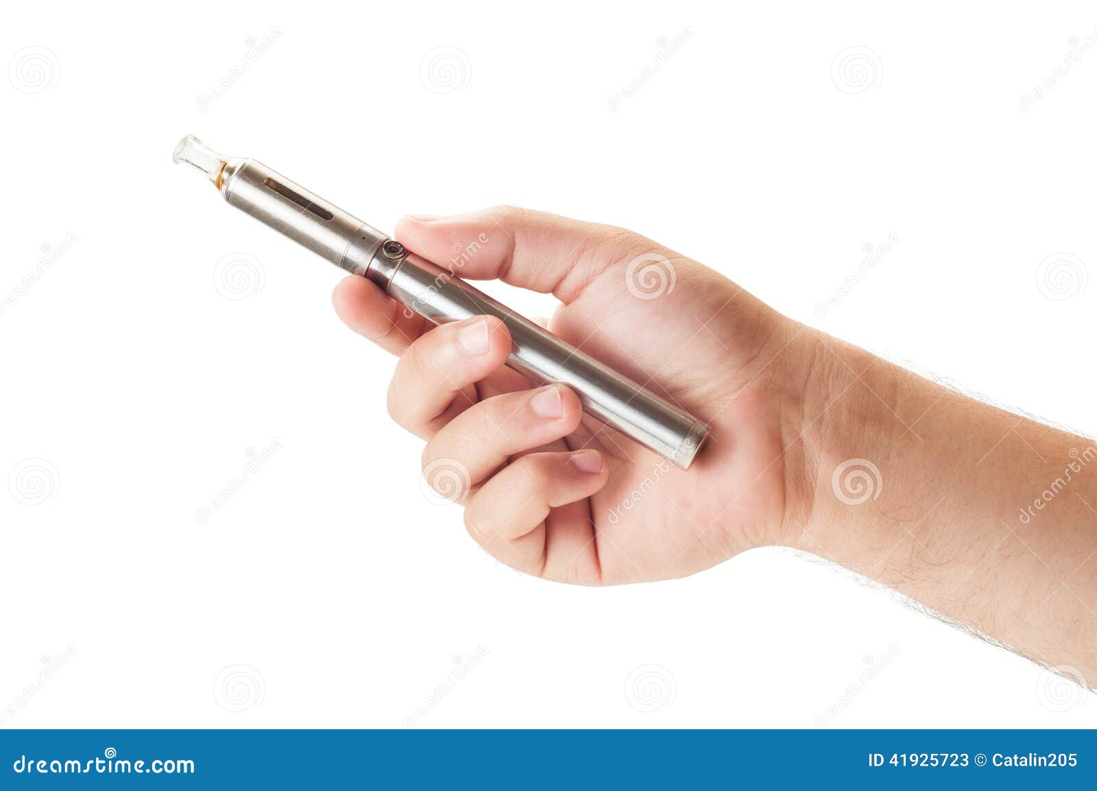 Hand holding an e-cig stock image. Image of background - 41925723