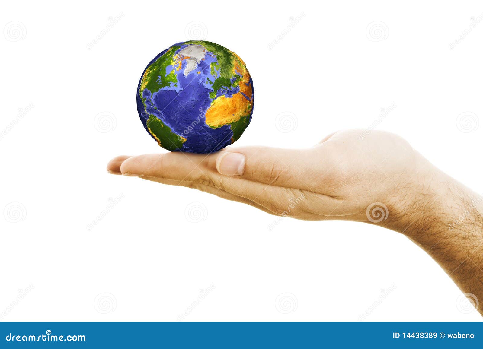 Hand holding Earth stock image. Image of earth, friendly - 14438389