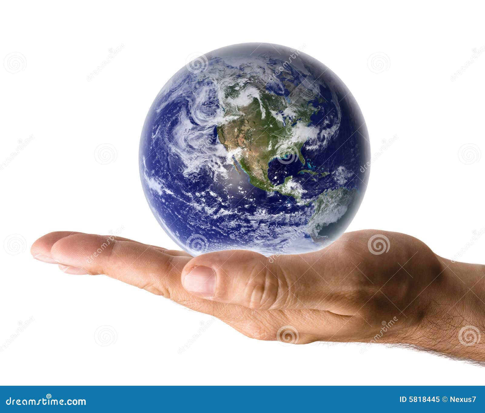 Hand Holding Earth stock image. Image of environment, world - 5818445