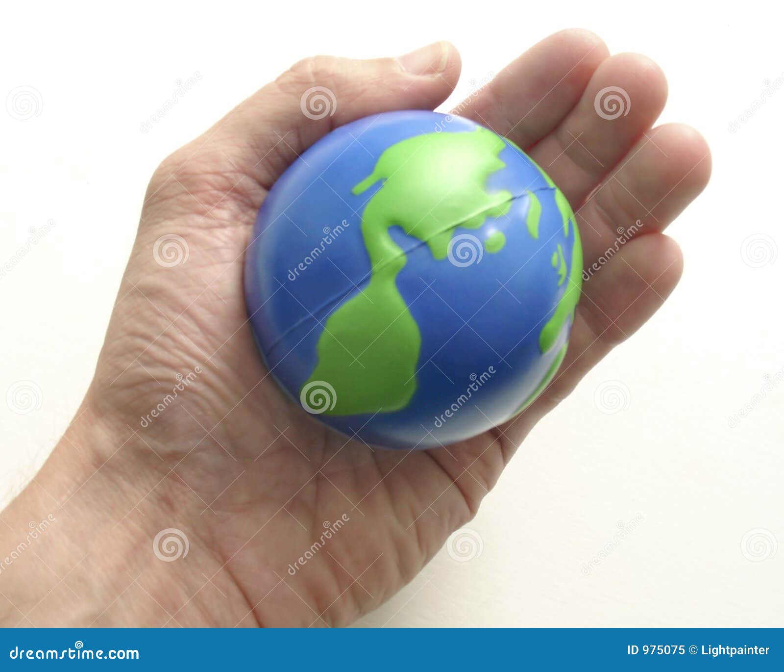 Hand Holding Earth stock image. Image of grasp, sphere - 975075