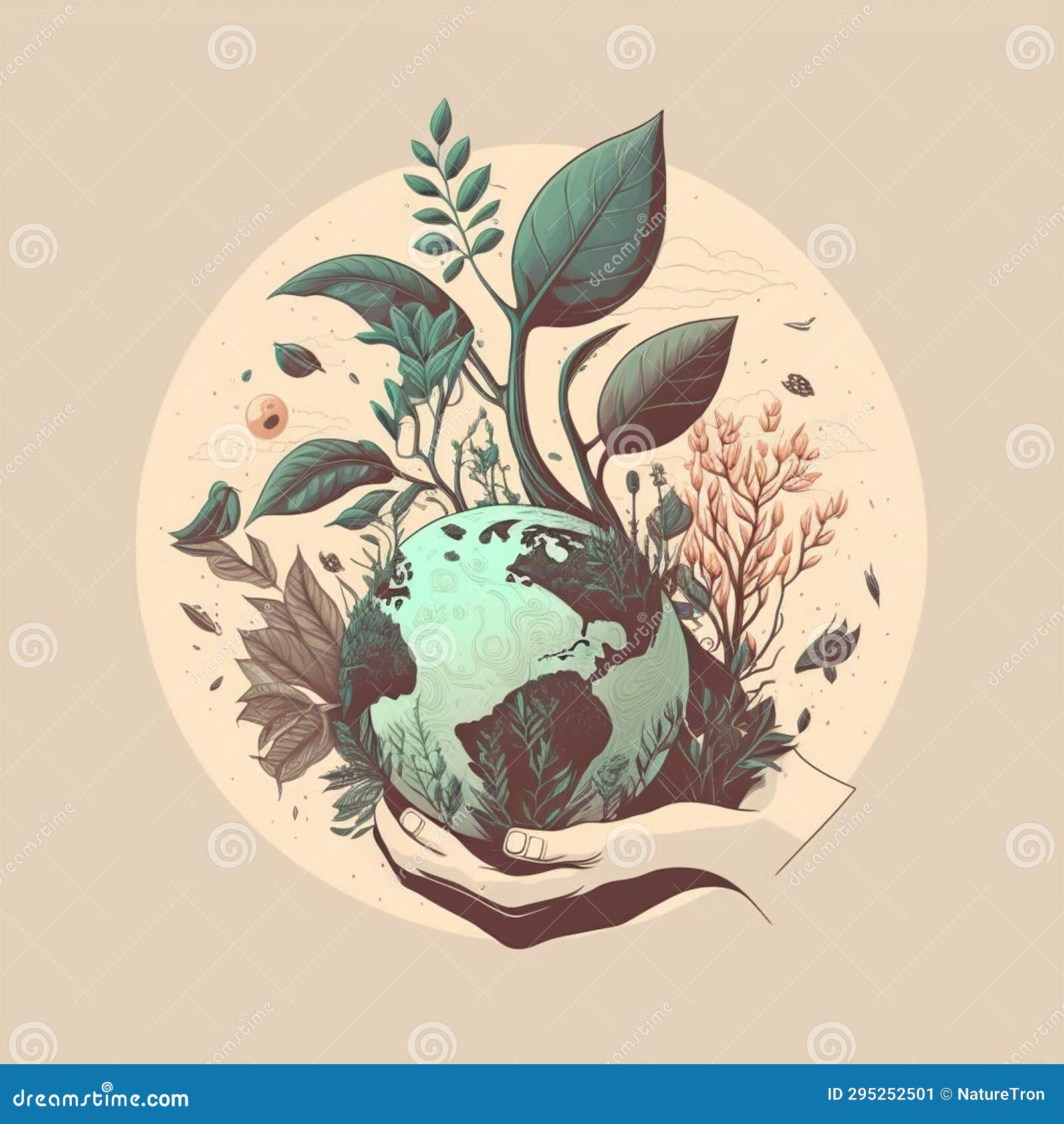 Hand Holding Earth Save the Earth Save the Planet Stock Illustration ...