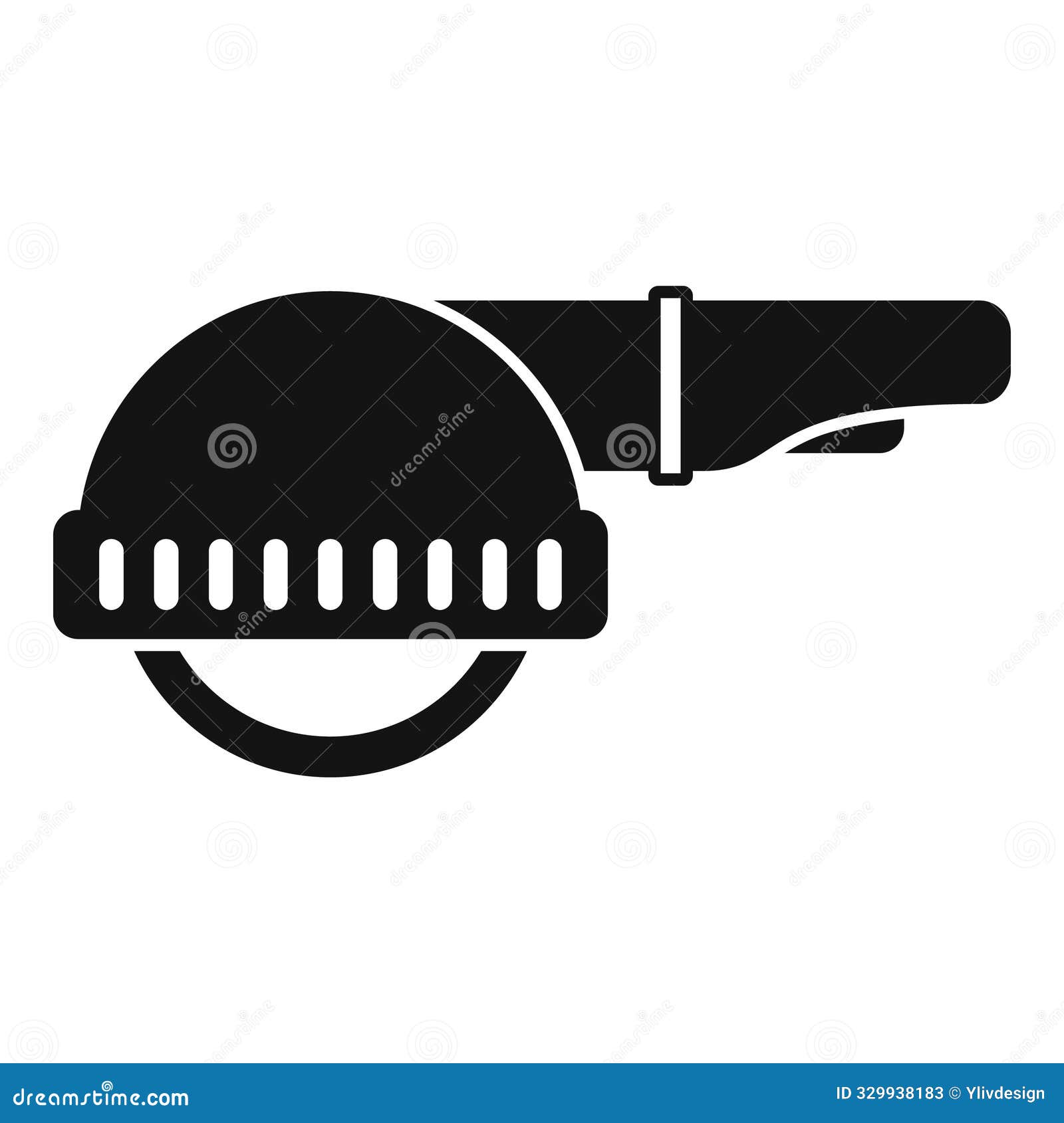 Hand Holding Electric Concrete Grinder with Disc Cutting Tool Stock ...