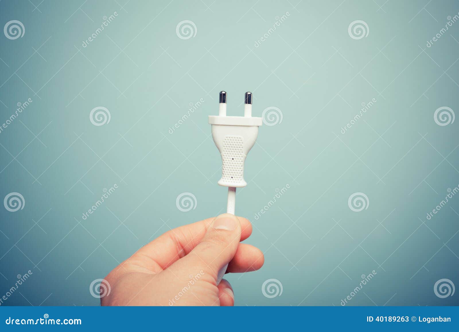 Hand holding electric plug stock image. Image of europe - 40189263