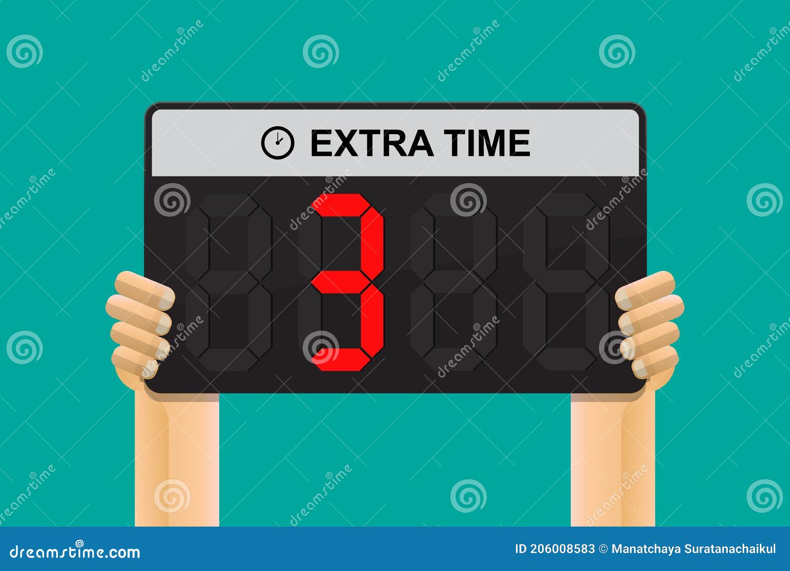 Match Extra Time Line And Solid Icon. Overtime Game, Stopwatch Or Timer ...