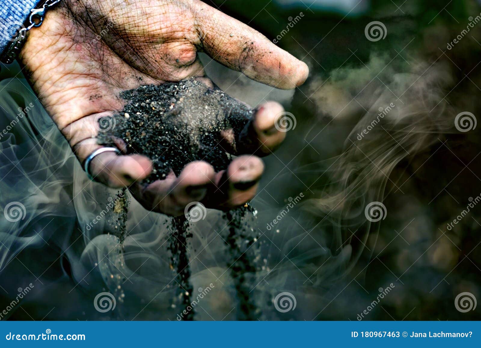Hand, Holding a Falling Ash. Stock Image - Image of falling, hand ...