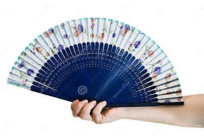 Hand holding a fan stock photo. Image of female, hold - 13278632