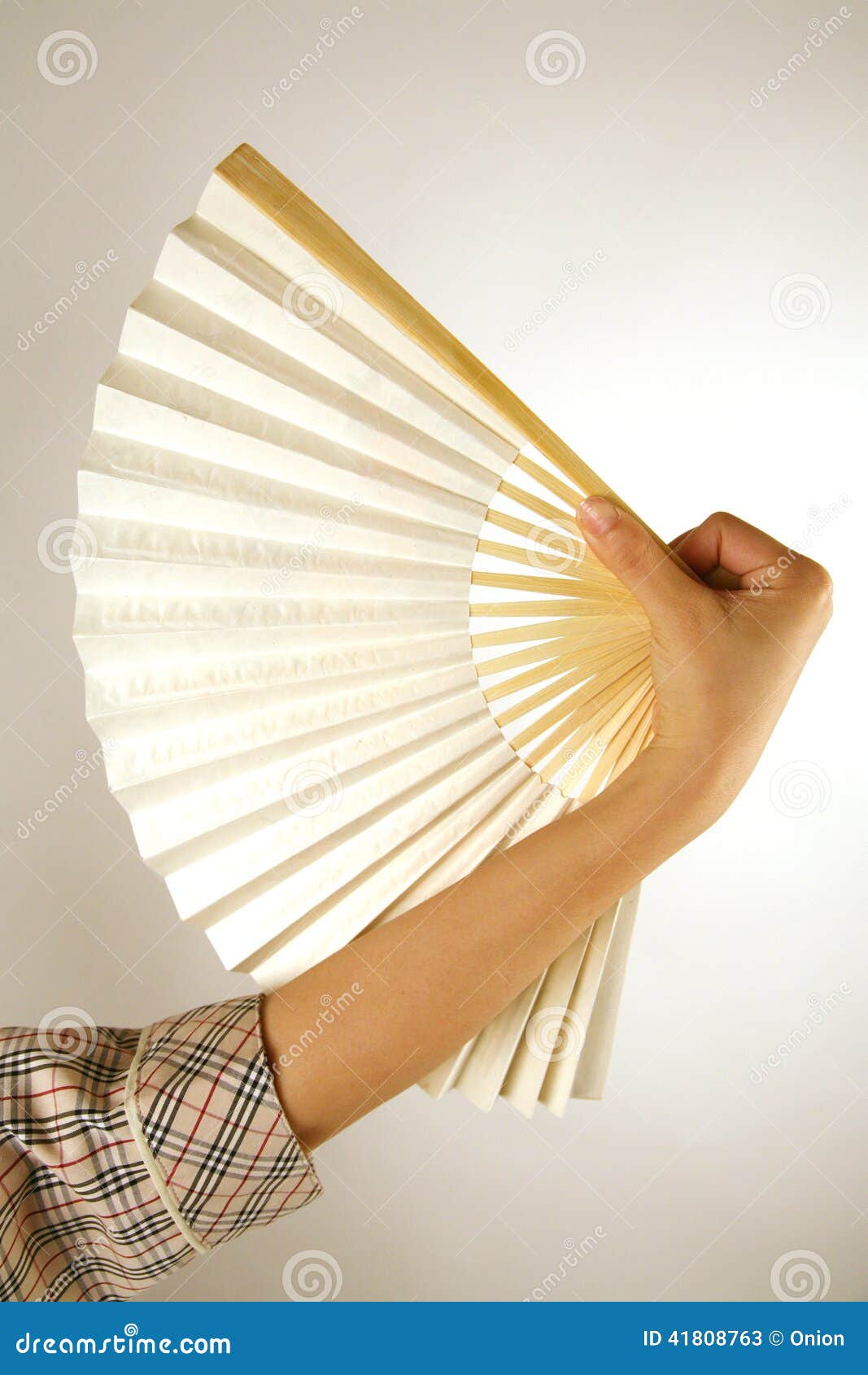 Hand holding fan stock image. Image of holding, hold - 41808763