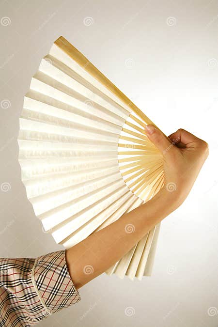 Hand holding fan stock image. Image of holding, hold - 41808763