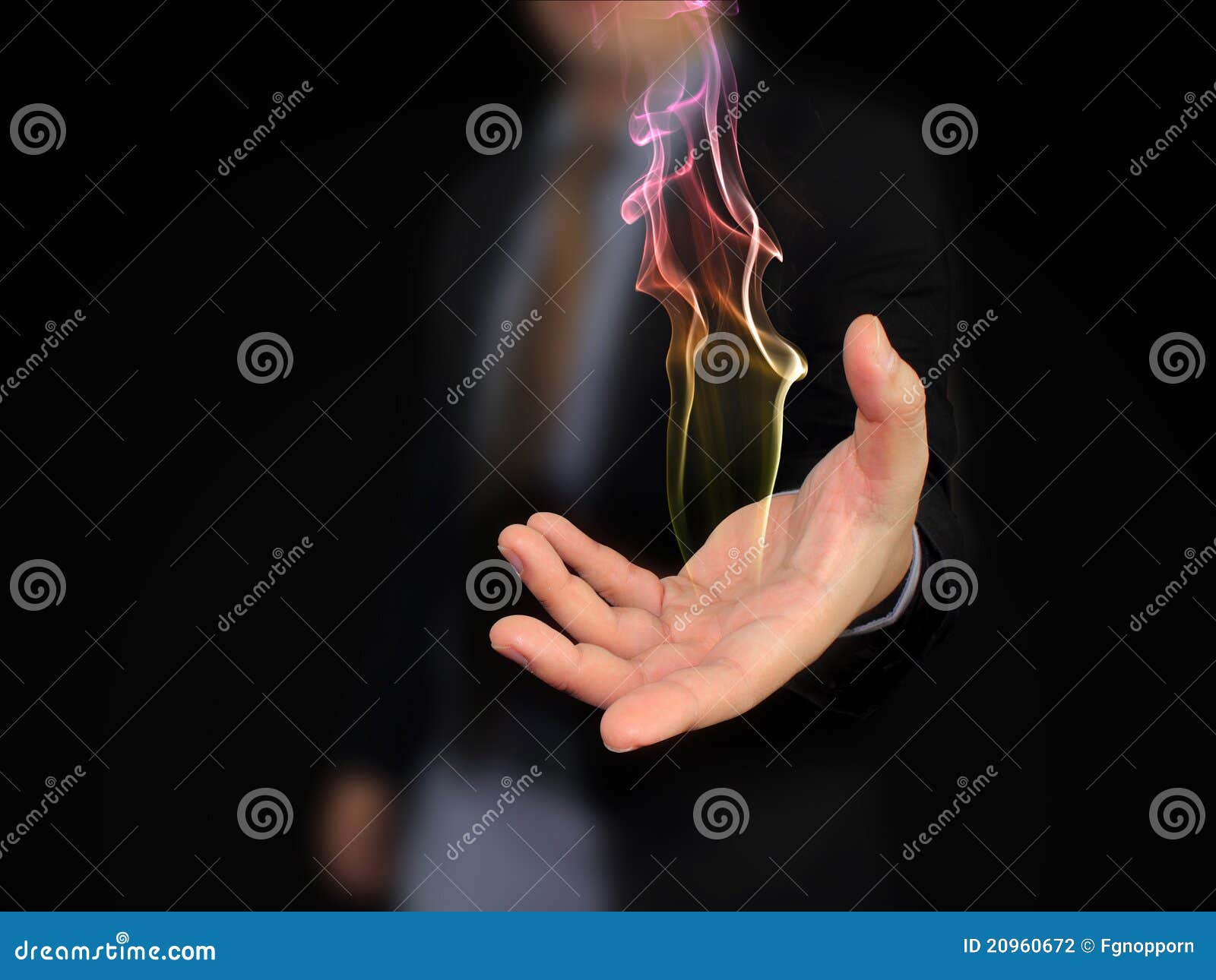 Hand Holding Flame