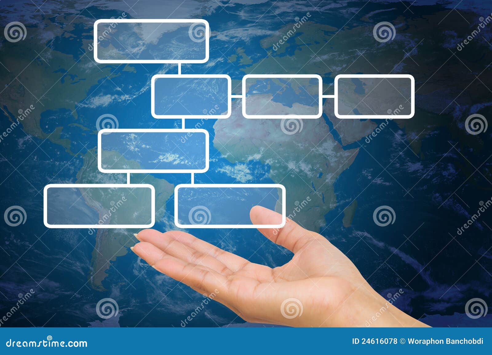 Hand Holding Flowchart Diagram Stock Photo - Image of people ...