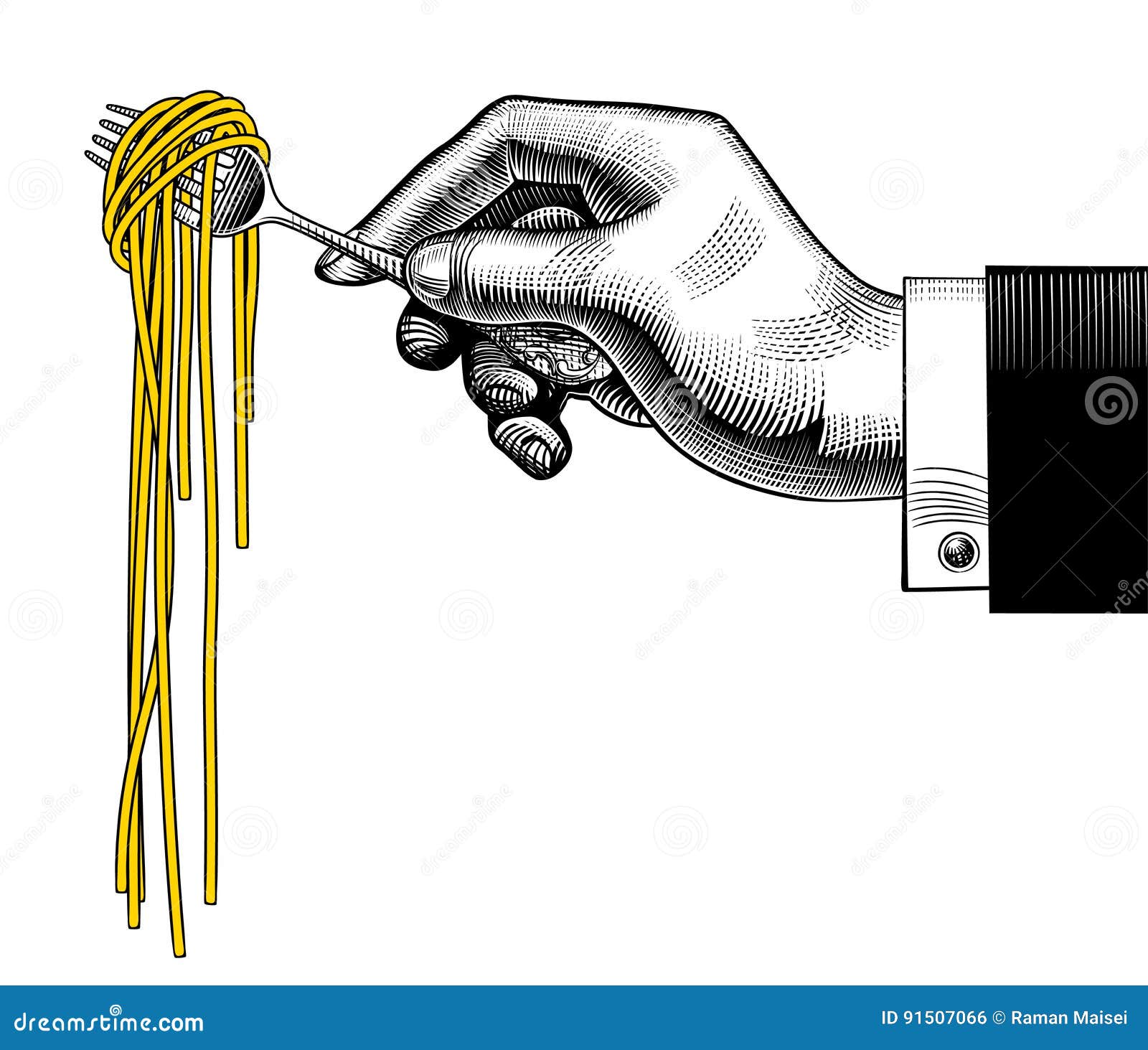 Spaghetti On A Fork Clipart Images