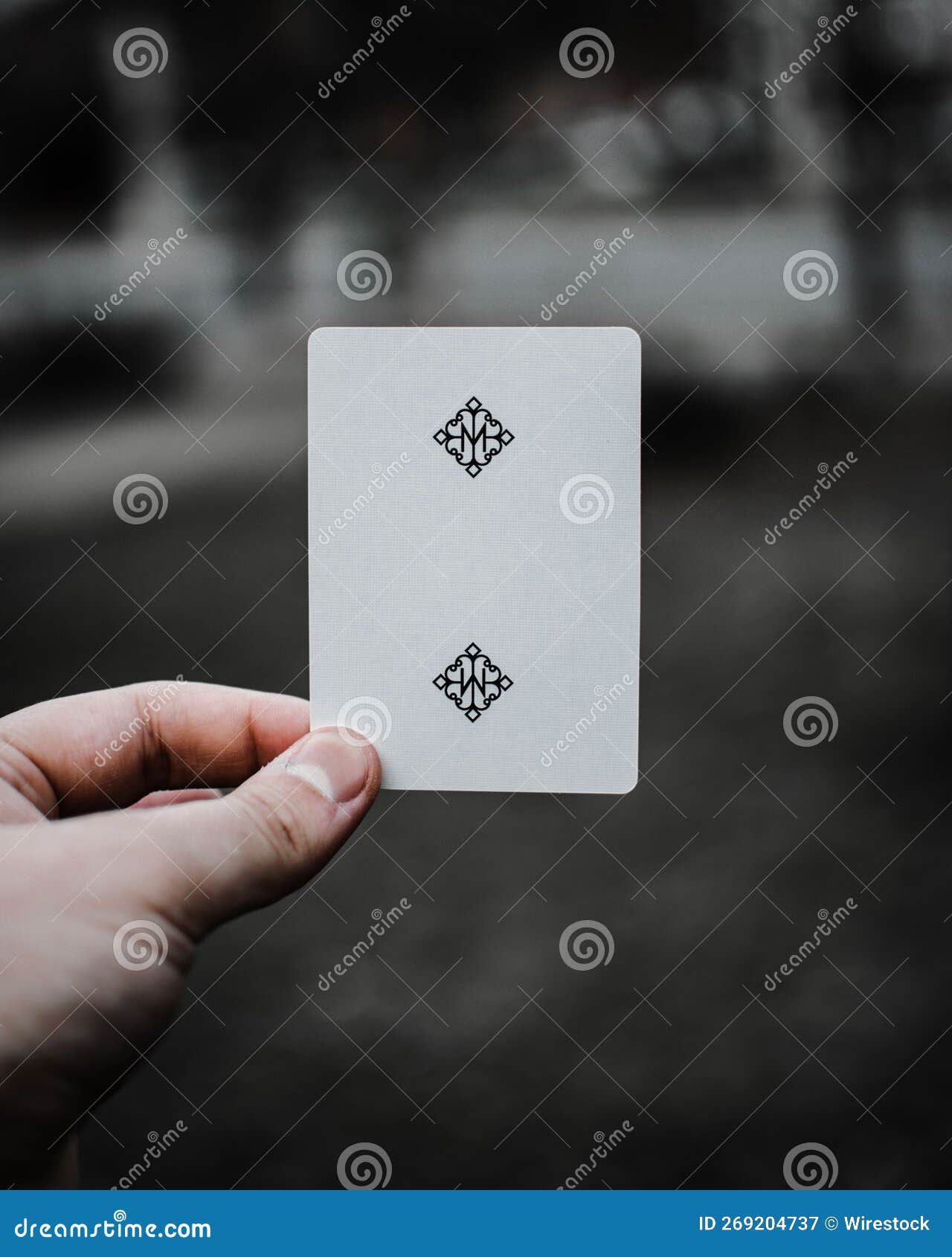 Hand holding a game card stock image. Image of money - 269204737