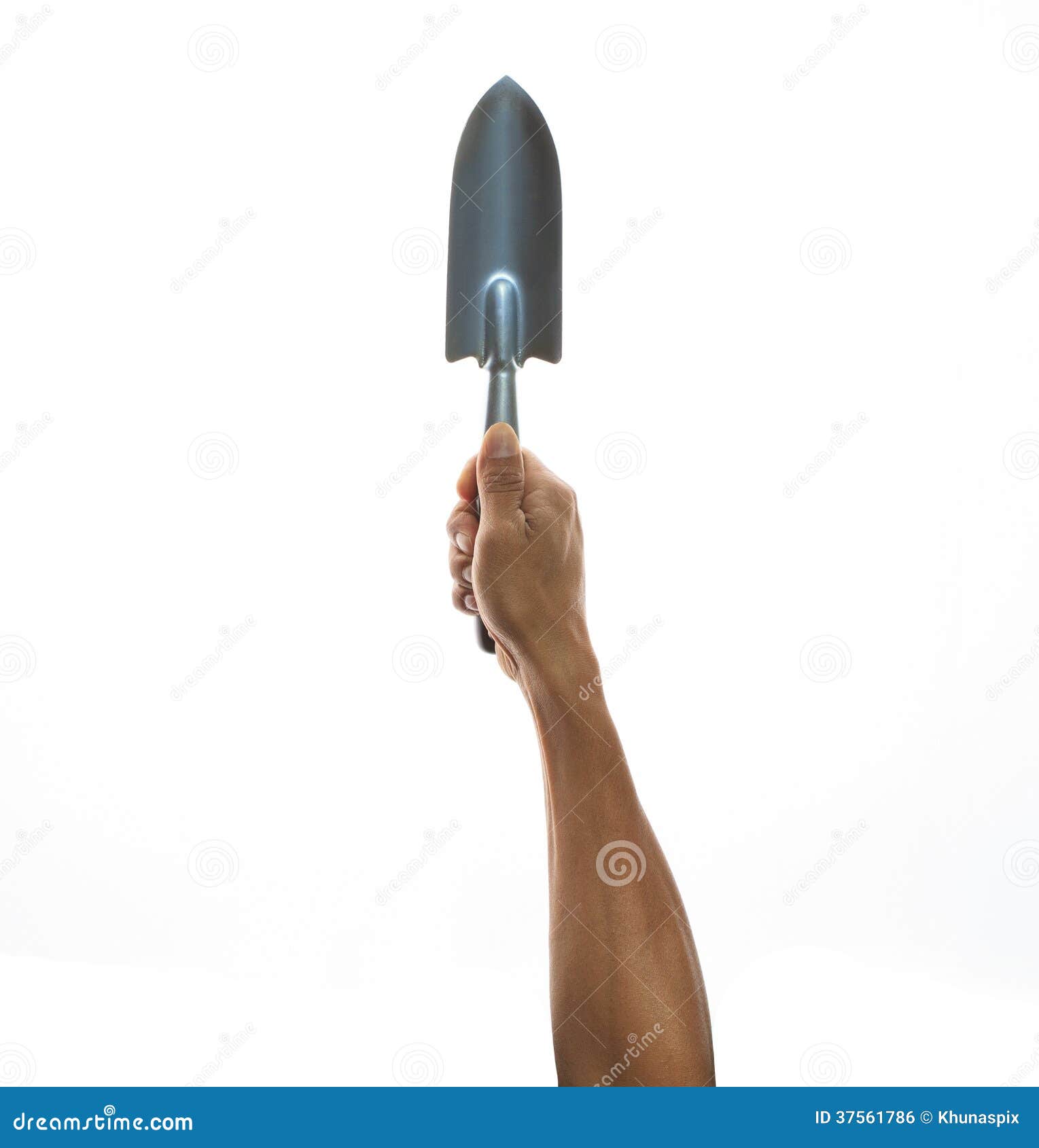 Hand Holding Gardening Tool Isolated White Background Stock Photo ...