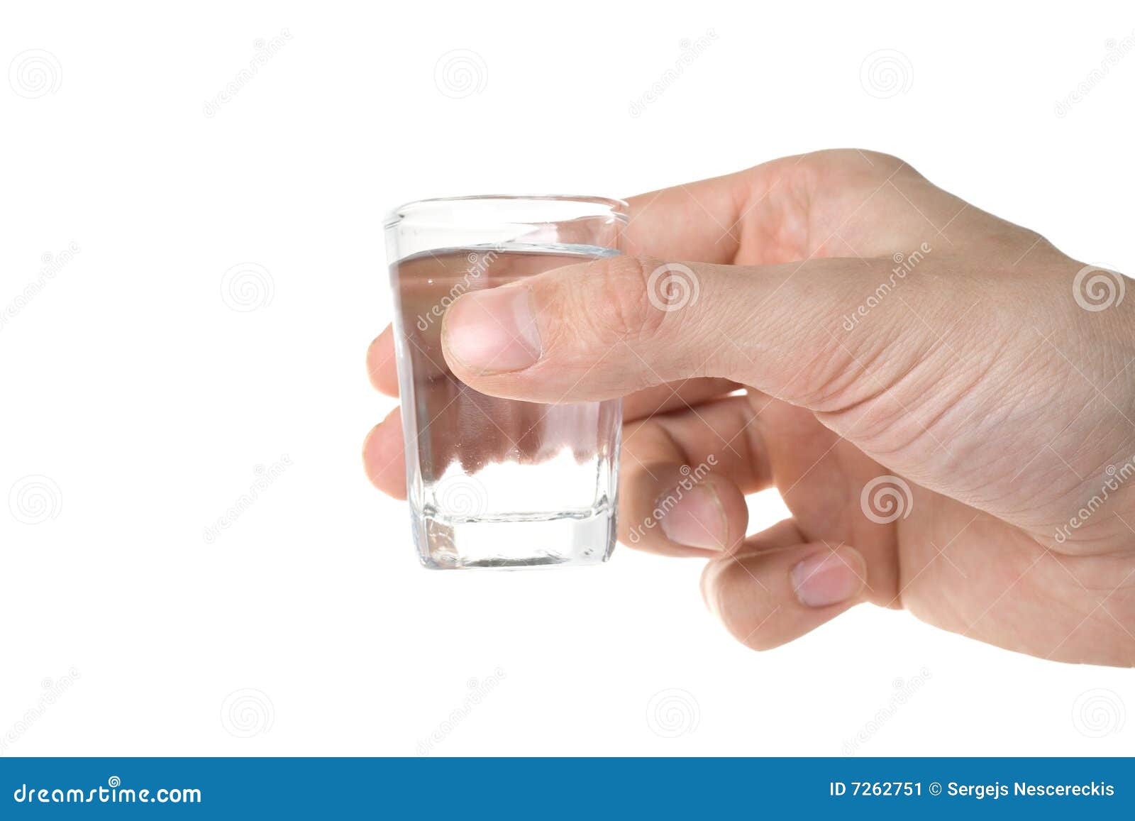 Hand holding a glass. stock image. Image of caucasian - 7262751