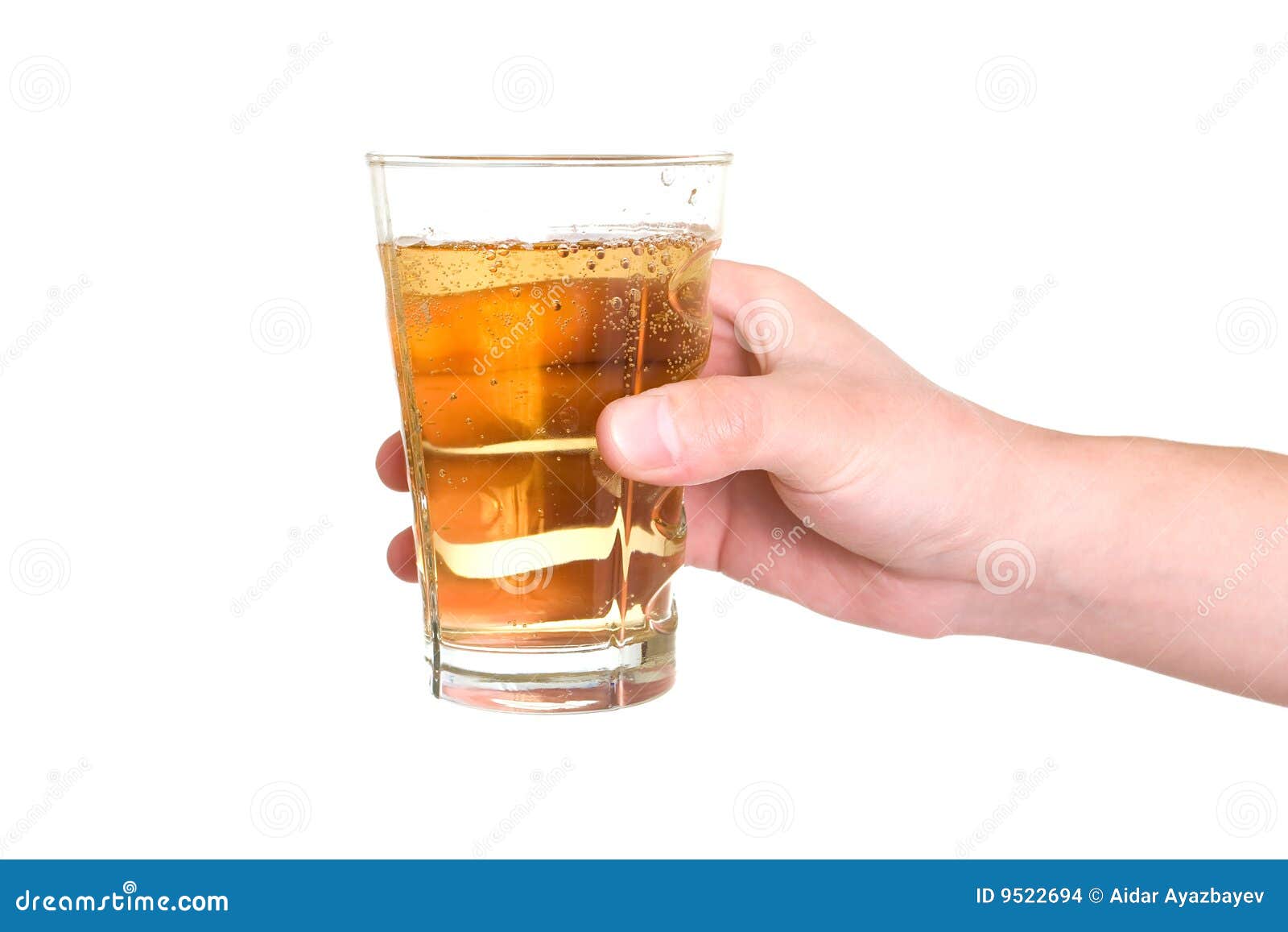 Hand Holding Glass Stock Images - Image: 9522694