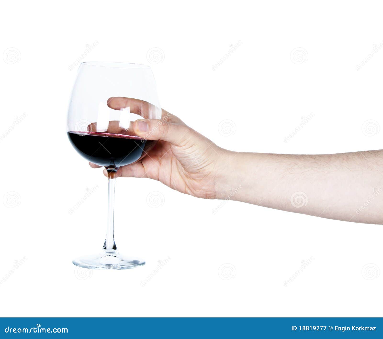 Hand Holding a Glass of Red Wine Stock Image - Image of event, dinner ...