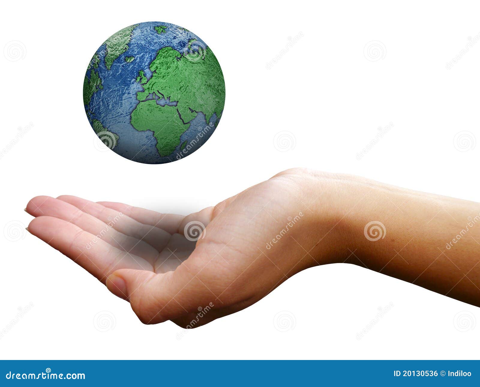 Hand Holding Globe Royalty Free Stock Image - Image: 20130536