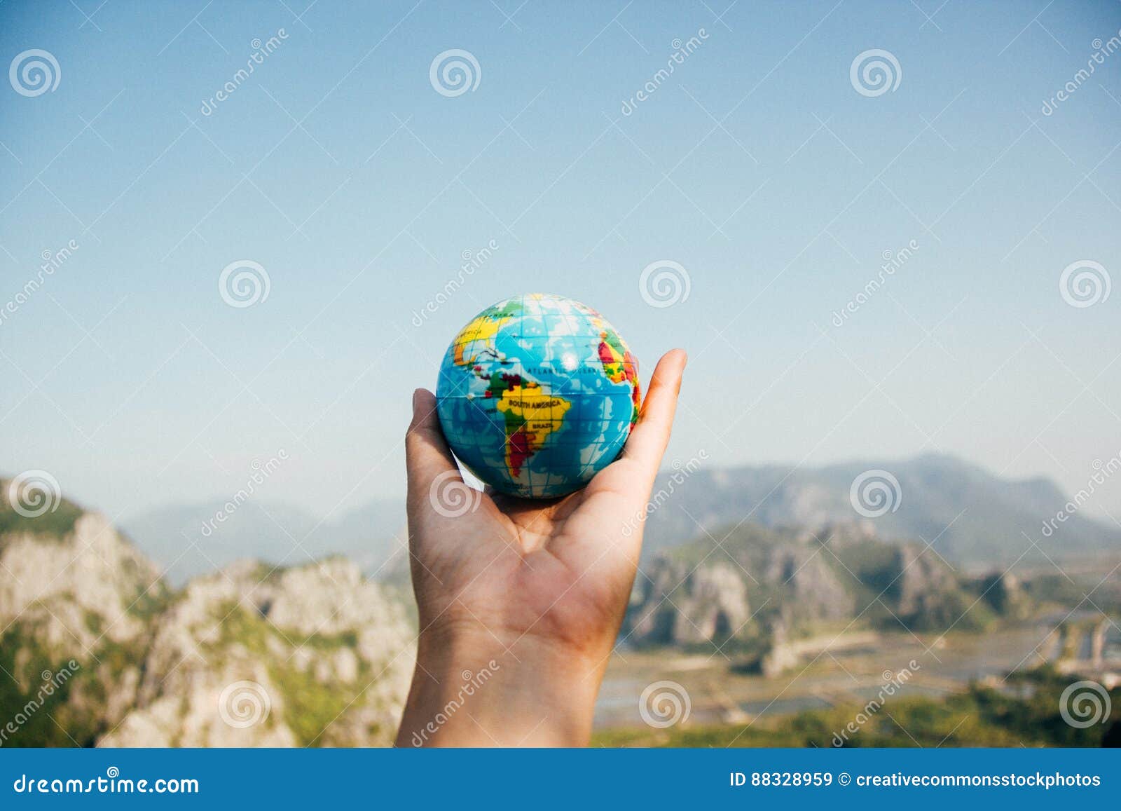 Hand Holding Globe Picture. Image: 88328959