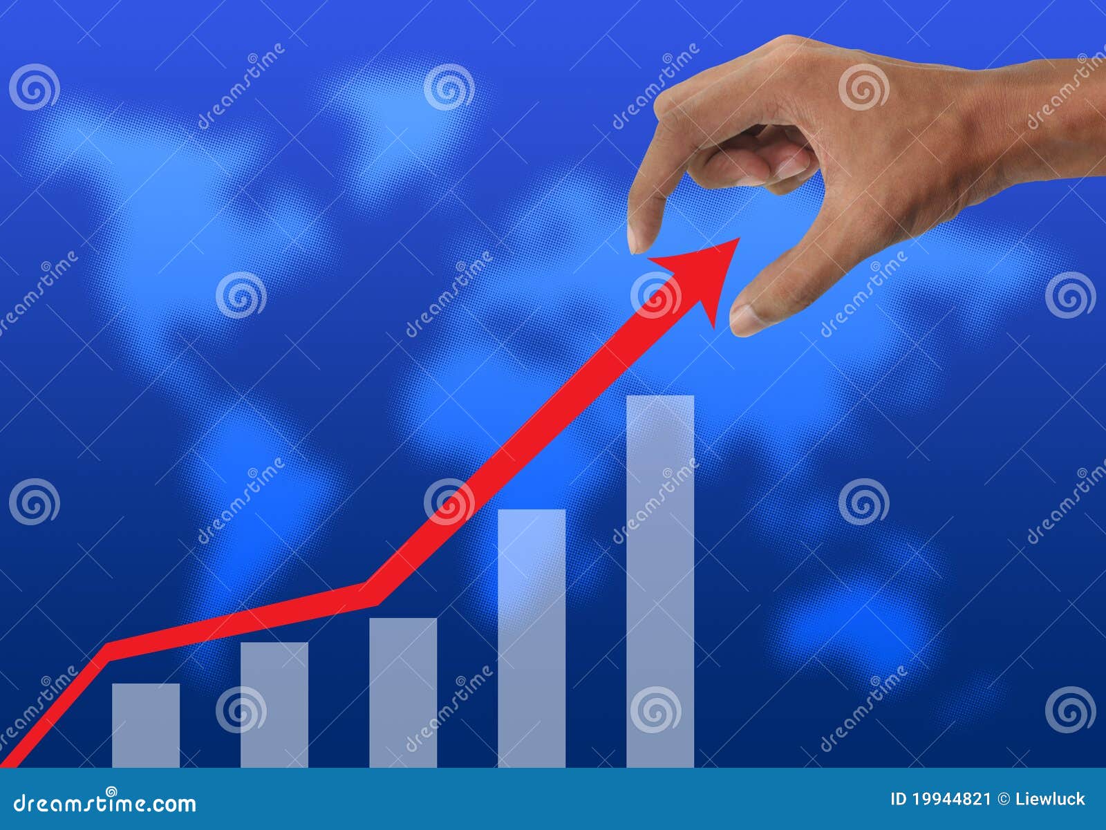 Hand holding graph stock image. Image of expertise, post - 19944821