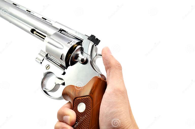 Hand holding gun stock image. Image of triger, danger - 56396523
