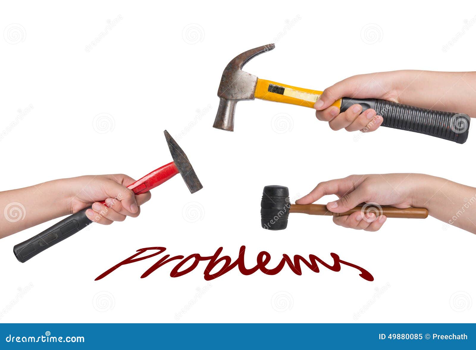 Hammer Beat The Egg With Smiley Stock Image | CartoonDealer.com #51460933