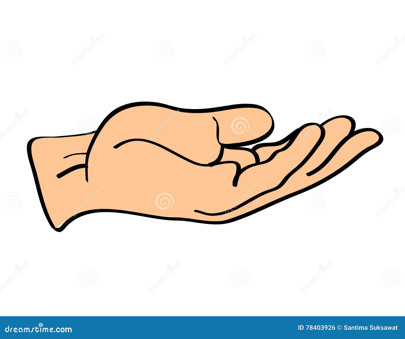 Hand Holding , Hand Present Vector Stock Vector - Illustration of hand ...