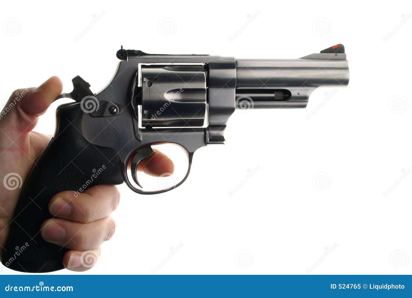 Hand Holding Handgun or Pistol Stock Image - Image of hold, shooting ...