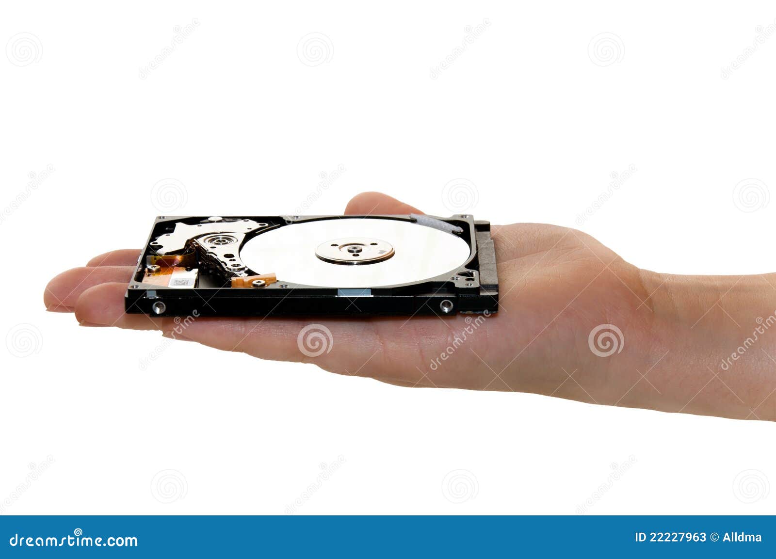 Hand Holding Hard Drive stock image. Image of storage - 22227963