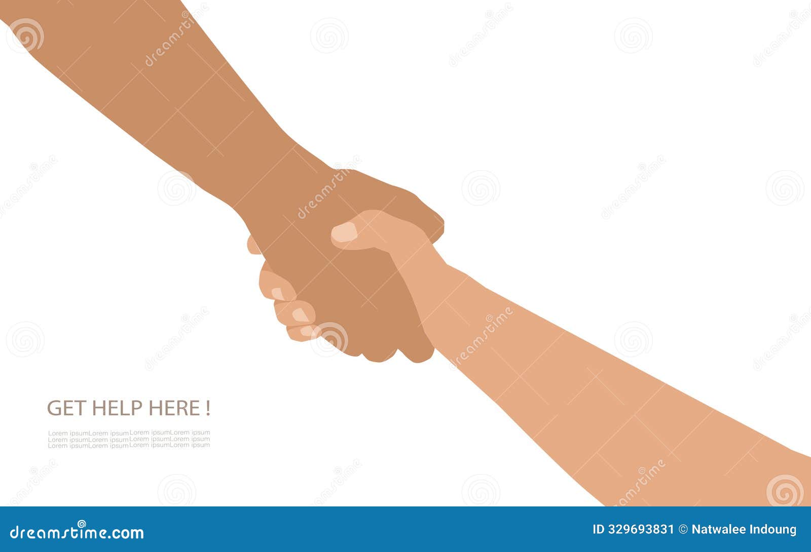 Hand Holding Hand for Help and Hope Icon Logo Vector Graphic Design ...