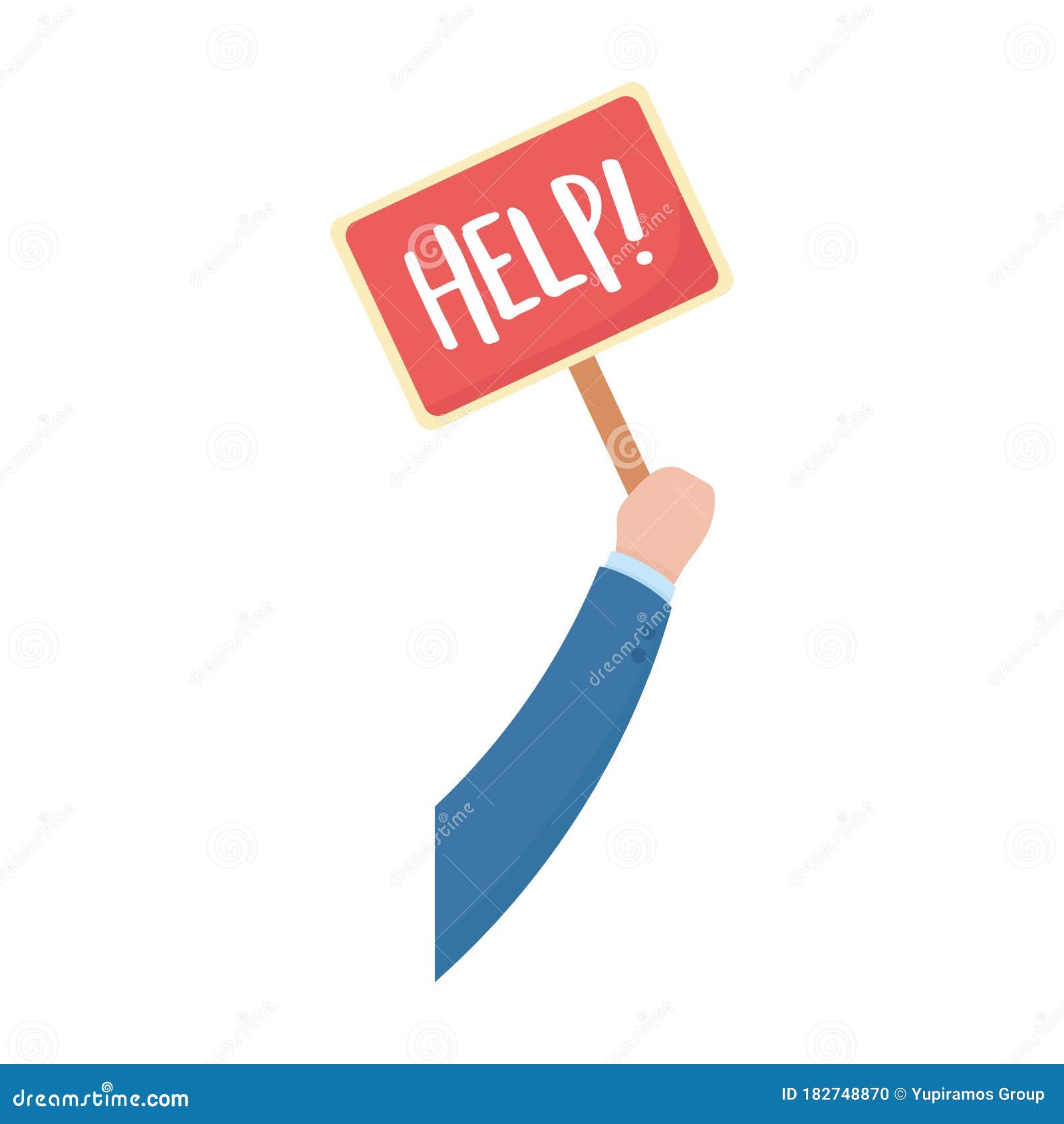 Hand Holding Help Isolated Icon Design Stock Vector - Illustration of ...