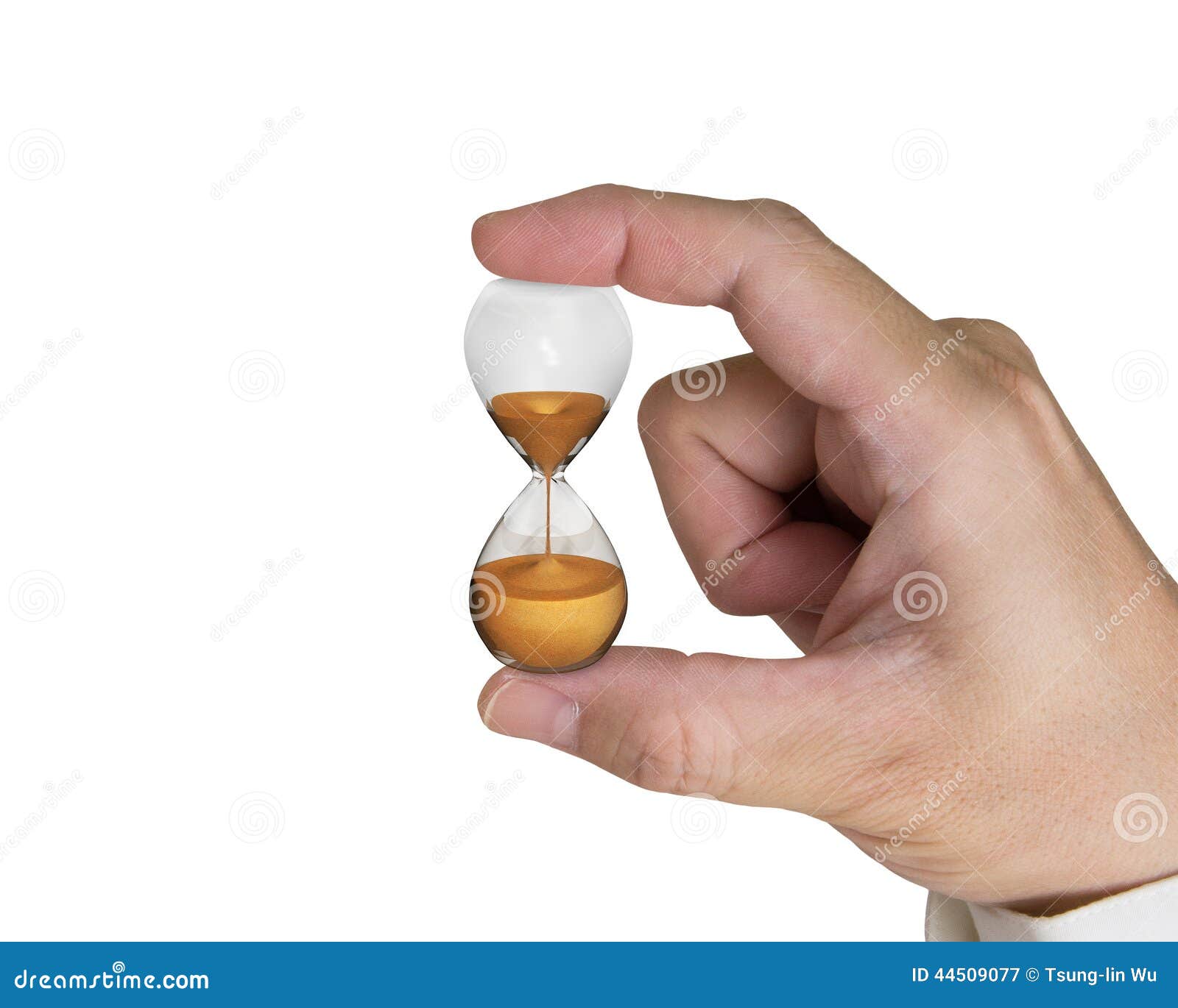 Hand holding hourglass stock image. Image of hour, danger - 44509077