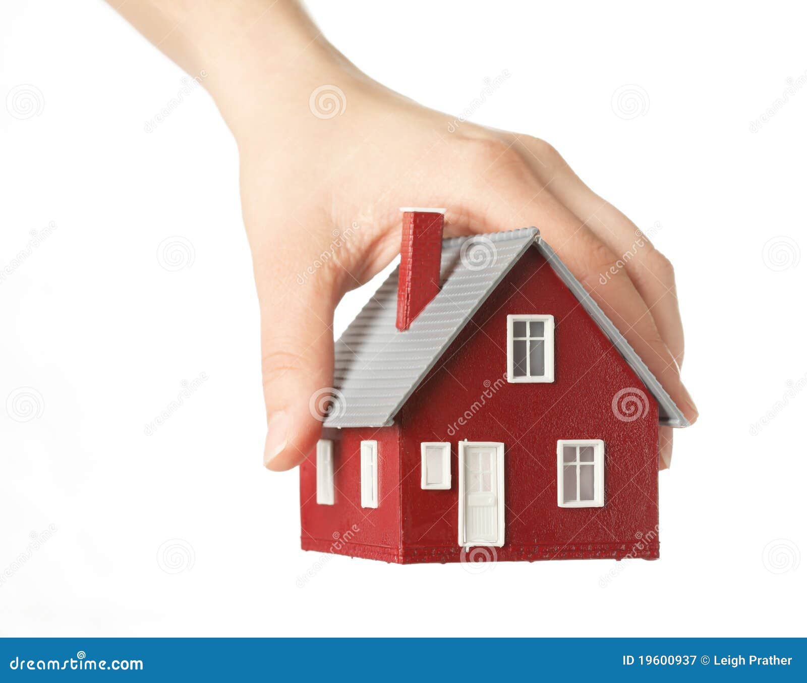Hand holding house stock image. Image of estate, mortgage - 19600937