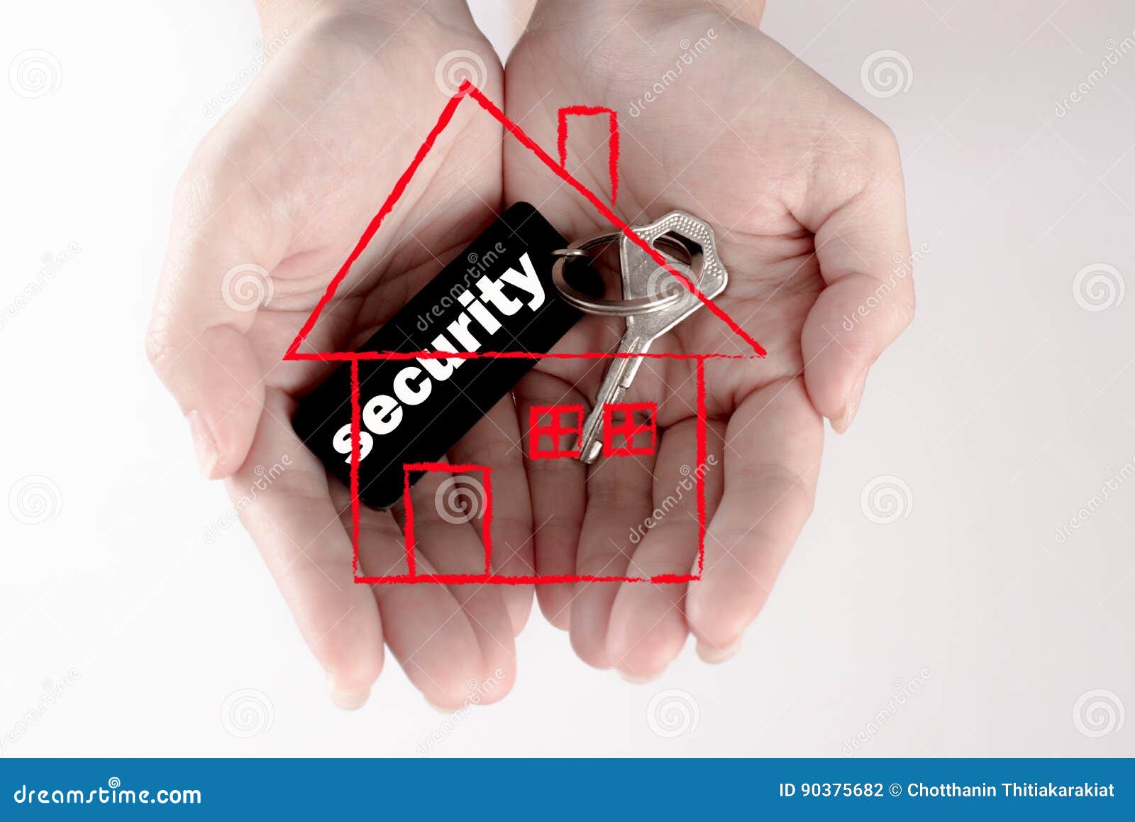 A Hand Holding Housing Security Key, Safety Concept Stock Photo - Image ...