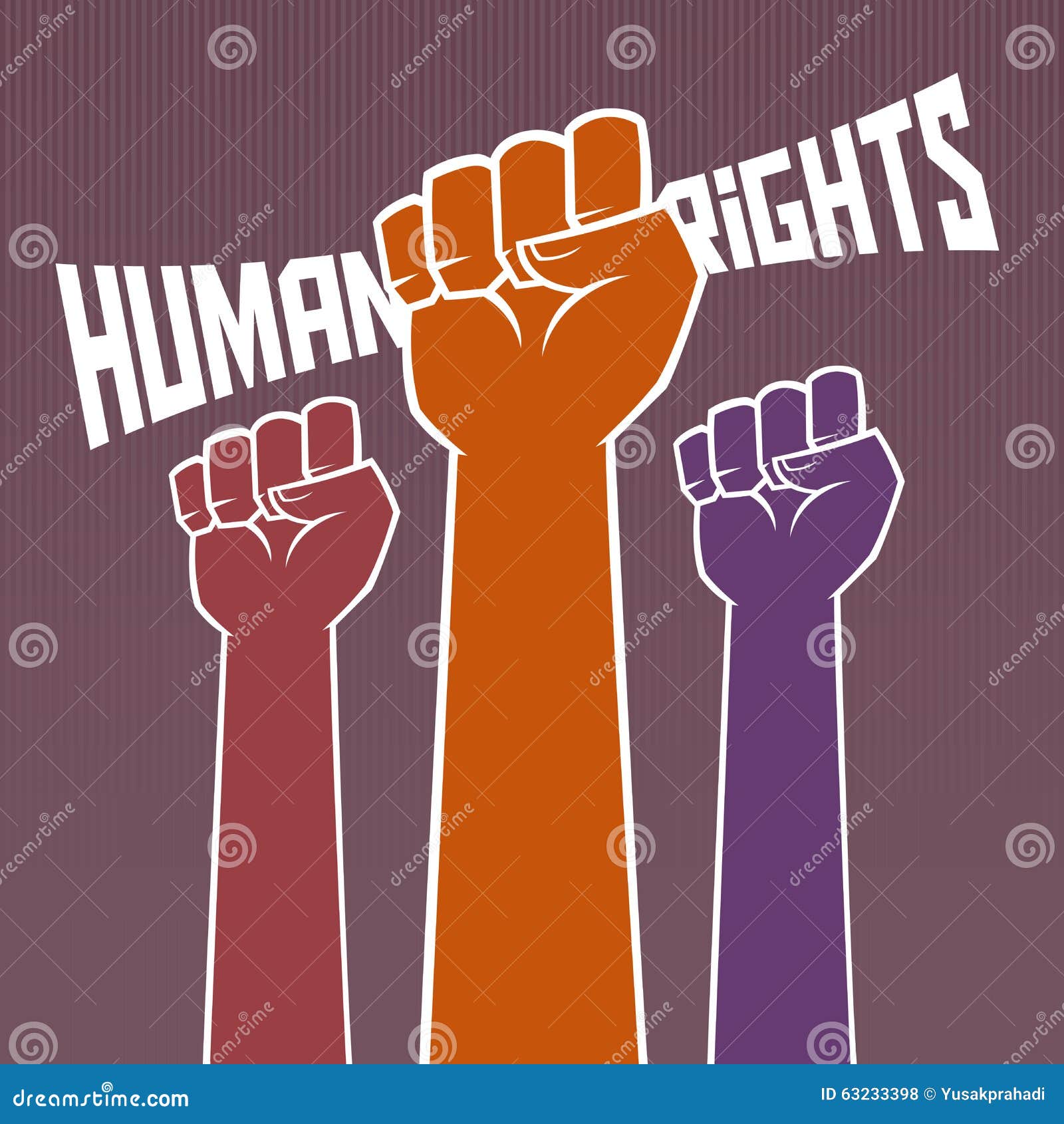 Hand Holding for Human Rights Stock Vector - Illustration of peace ...