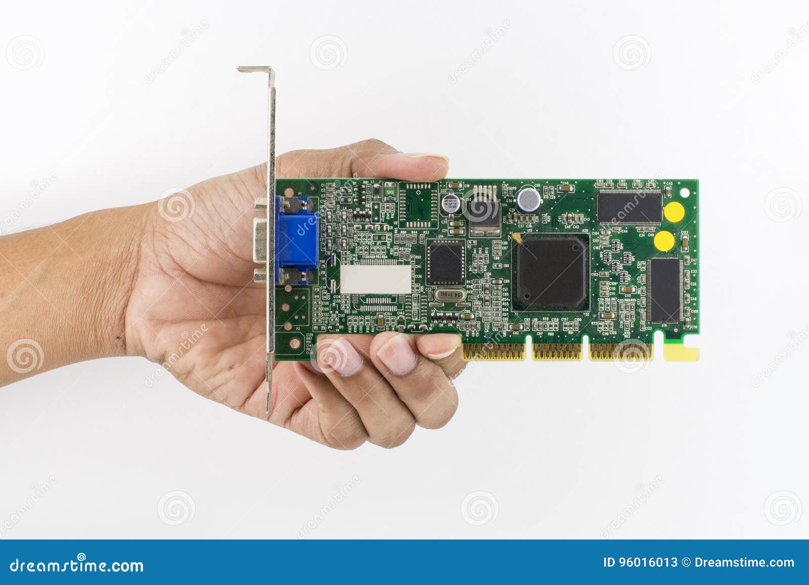 Hand holding IC chip. stock image. Image of holding, closeup - 96016013