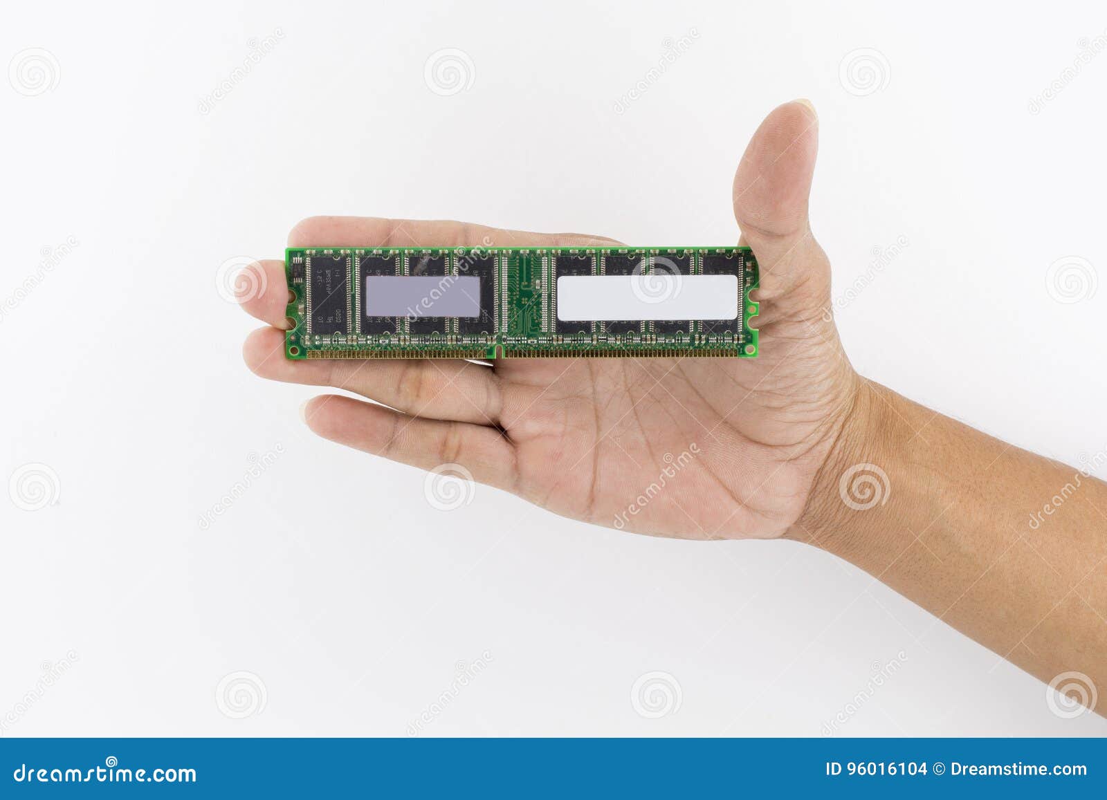 Hand holding IC chip. stock photo. Image of closeup, semiconductor ...