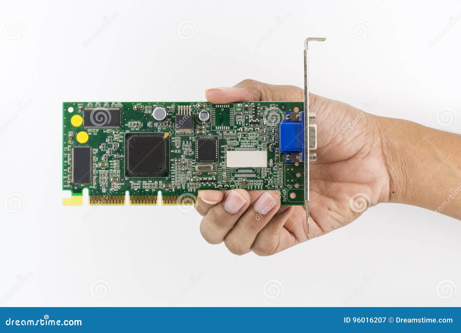 Hand holding IC chip. stock image. Image of data, engineering - 96016207