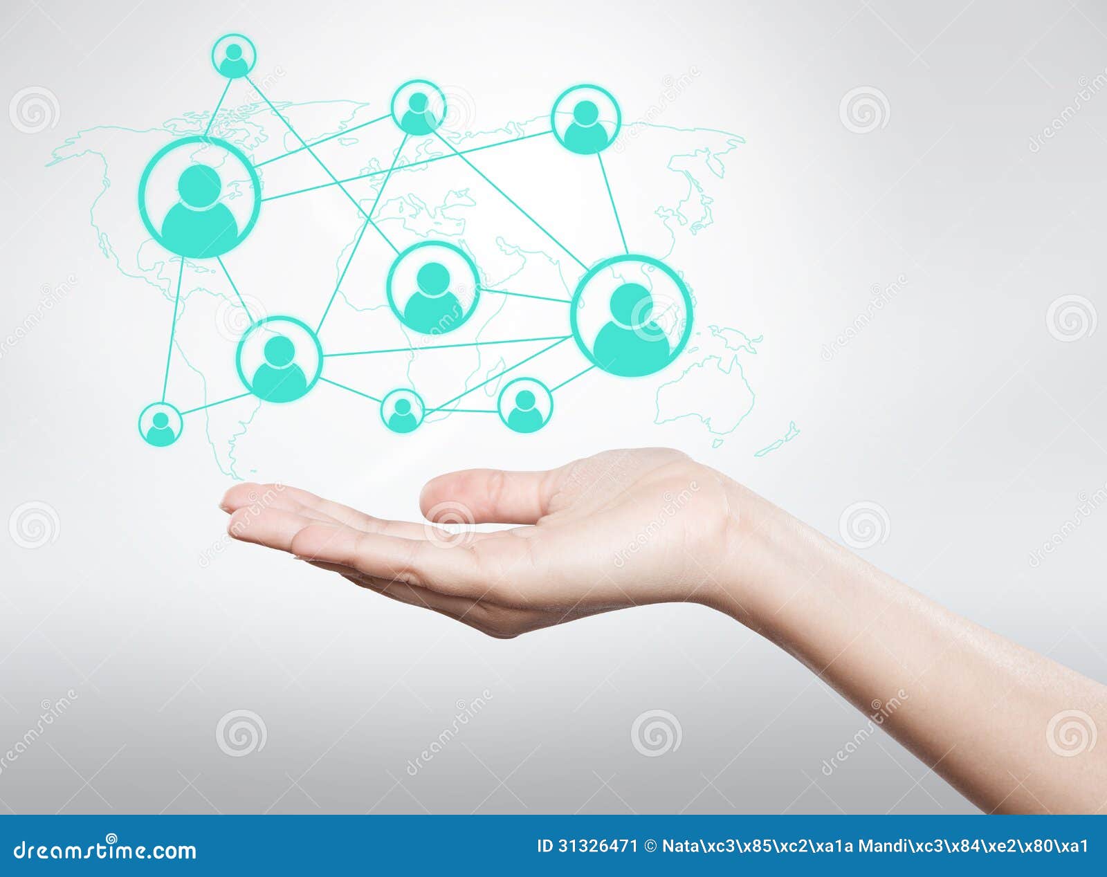 Hand Holding Icon, Connection between Users Stock Image - Image of ...