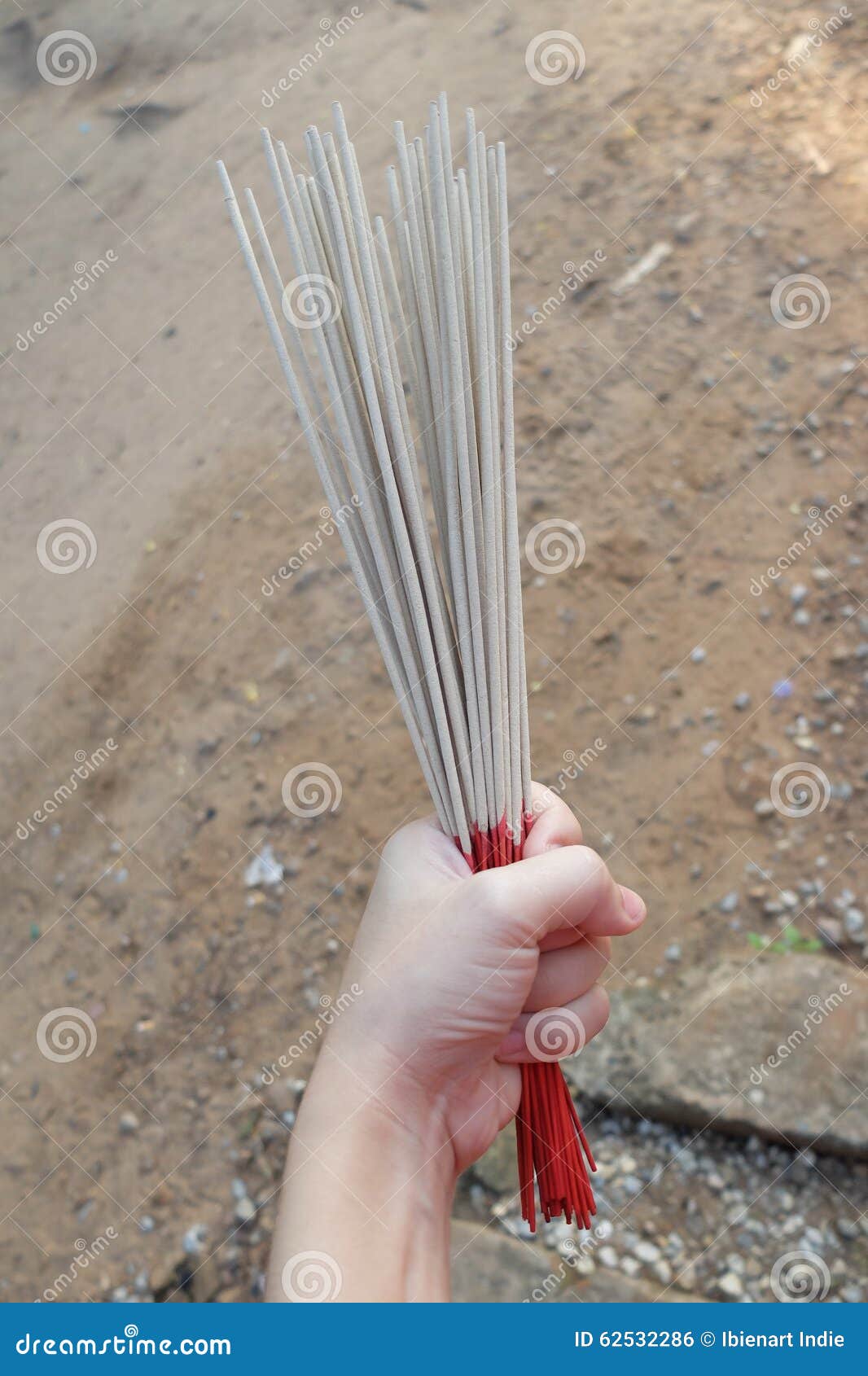 Hand holding incense stock photo. Image of holding, bundle - 62532286