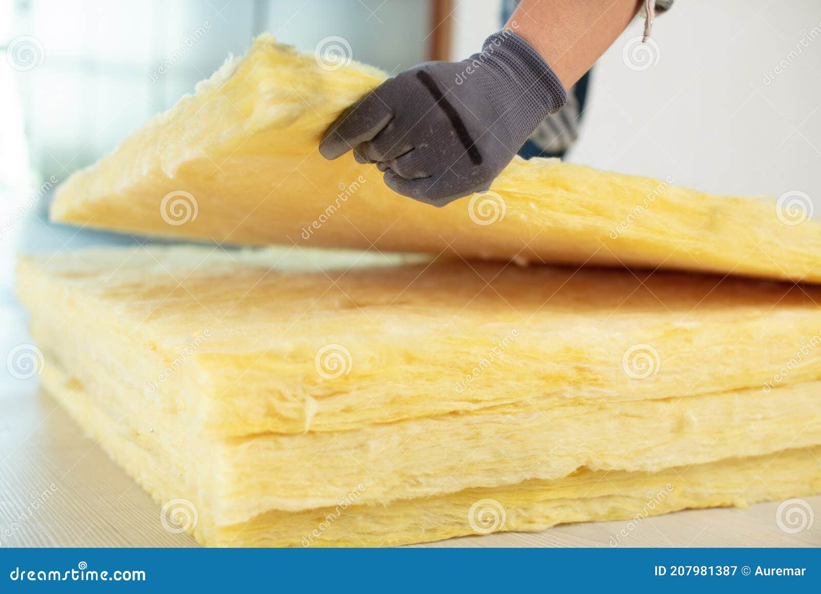 Hand Holding Insulation Sheet Stock Image - Image of procedure, female ...