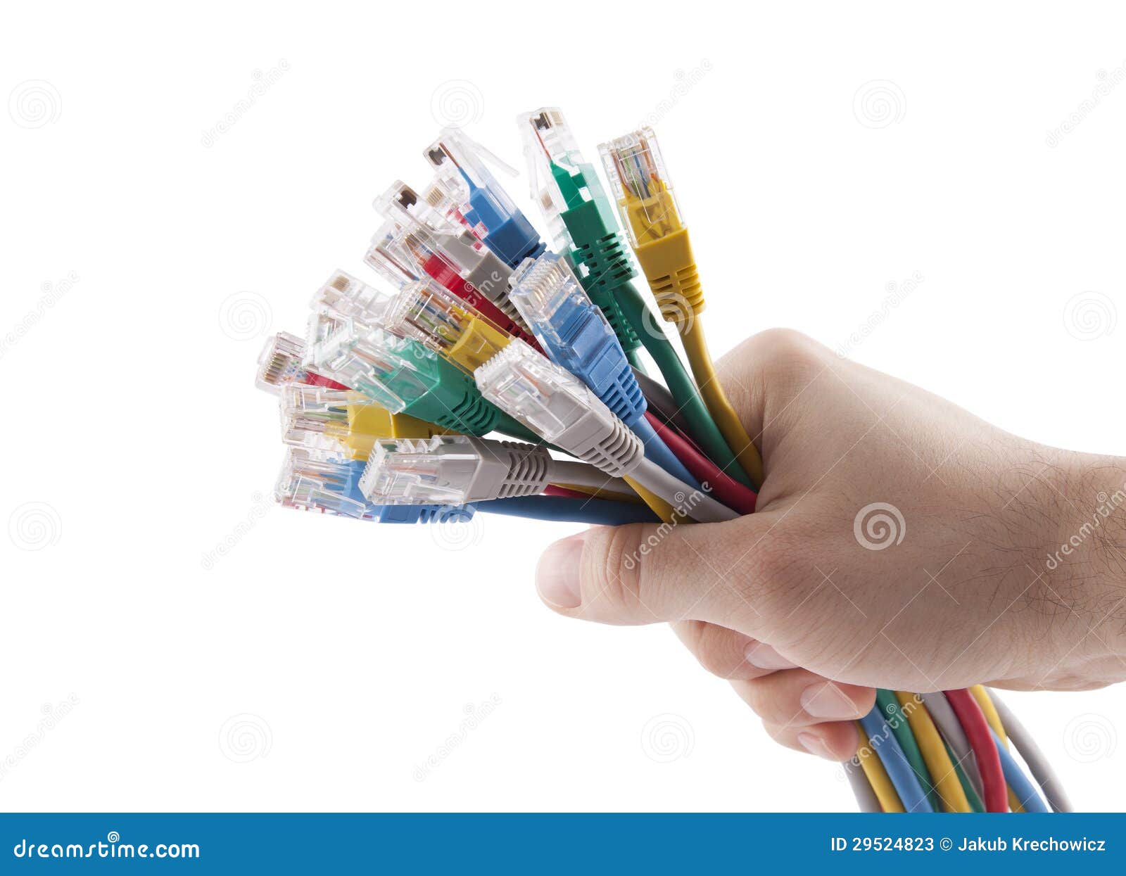 Two Internet Cables Stock Photo | CartoonDealer.com #226330998